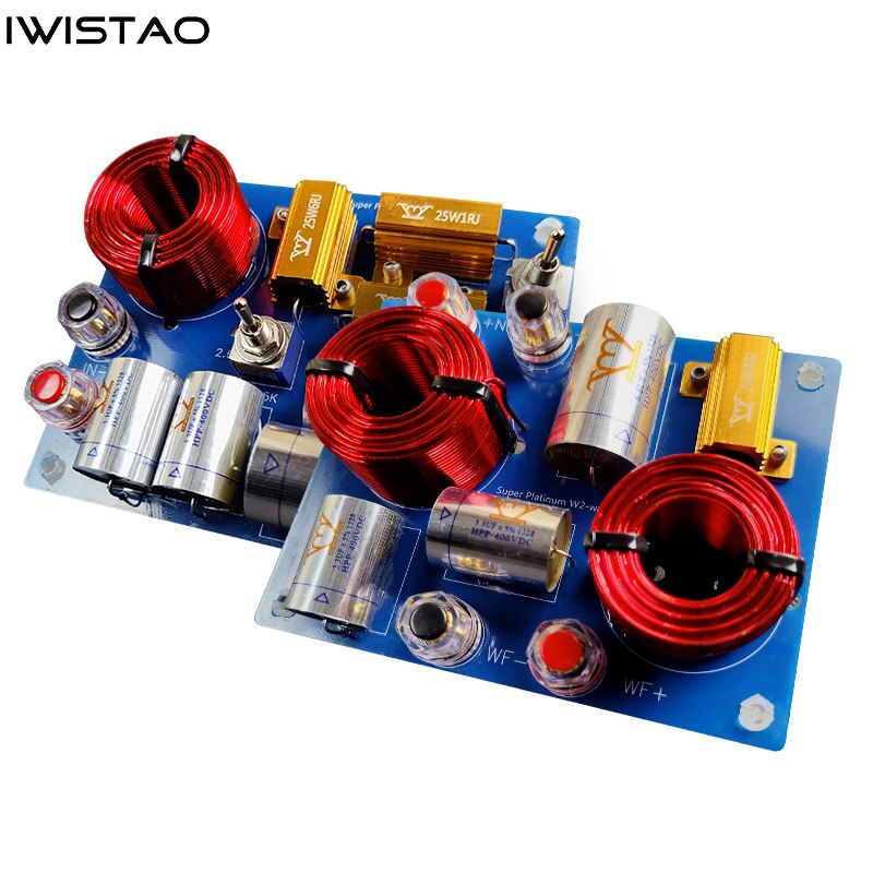 IWISTAO 2 Way Independent Crossover Bass/Midrange Tweeter Crossovers 2pcs Board 2.6 3 4.5k ...