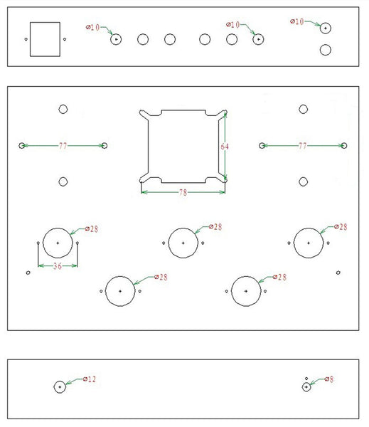 IWISTAO EL34 Tube Amplifier Chassis Black Casing KT88 KT66 Universal ...