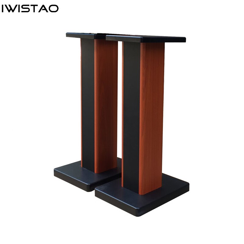 IWISTAO Speaker Stand High Density Board Household HIFI Bookshelf Full ...