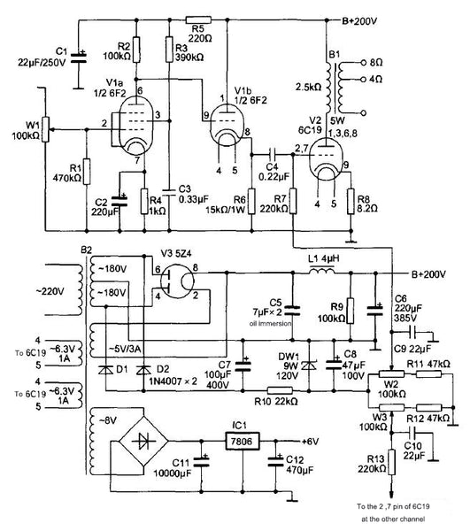 Vacuum Tube 6C19 Military Grade 2PCS/lot for HIFI Tube Amplifier Inven ...
