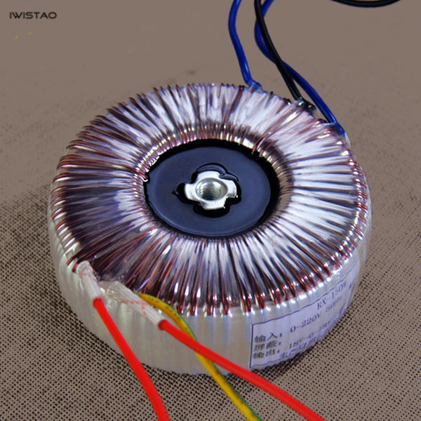 IWISTAO 150W HIFI Amplifier Dedicated Toroidal Transformer Double 18V ...