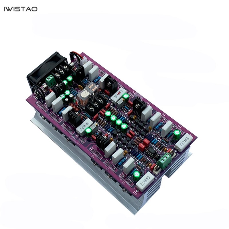 IWISTAO 2X200W HIFI Classic Class A ON MJL4281/4302 Discrete Component Stereo Power Amplifier ...