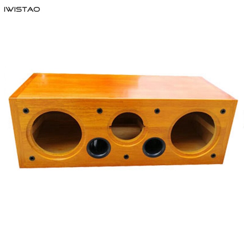 IWISTAO 4-inch Double Bass plus Treble Center Speaker Empty Enclosure ...