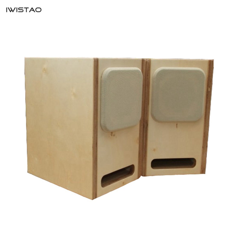 IWISTAO HIFI Labyrinth 4 Inch Full Range Empty Speaker Enclosure Wood ...