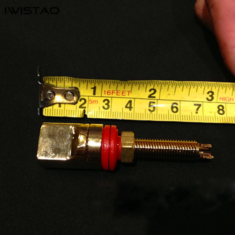 Lengthened Terminal Speaker Terminals Amplifier Pure Copper Gold Plate ...