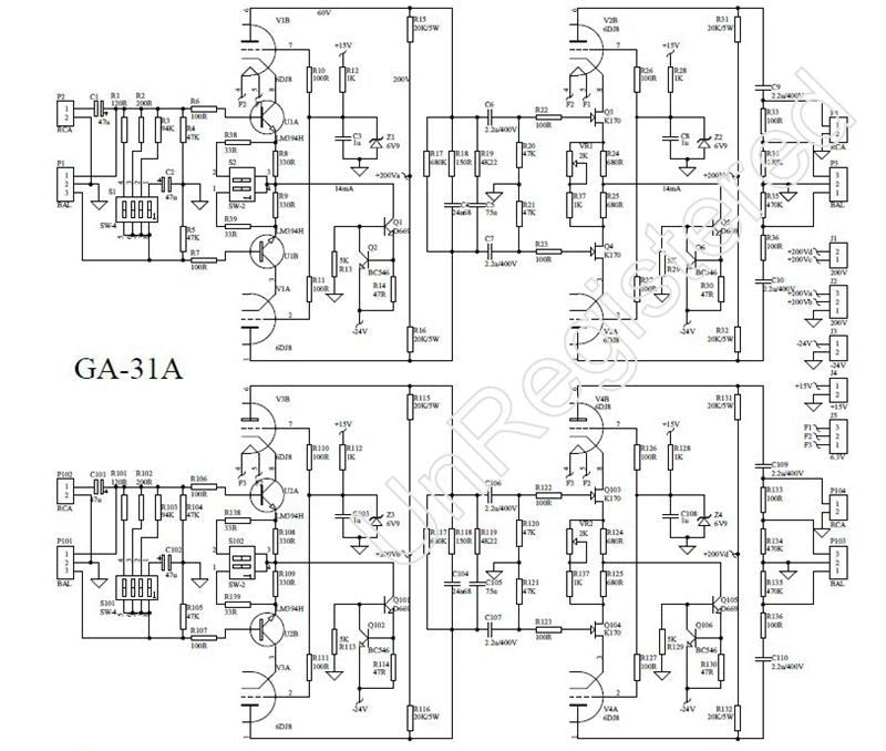 Tube MM/MC Phono Preamplifier PCBA Kit Input Stage 6922 /6DJ8 – IWISTAO ...