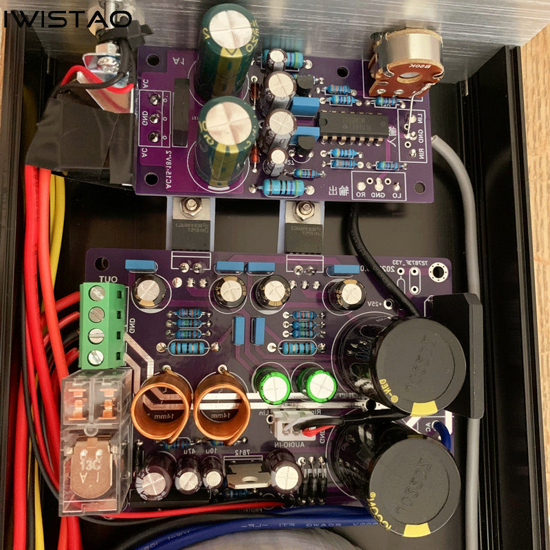 IWISTAO 2X30W HIFI Amplifier Stereo LM1875 Power Amp Desktop With Prea – IWISTAO HIFI MINIMART