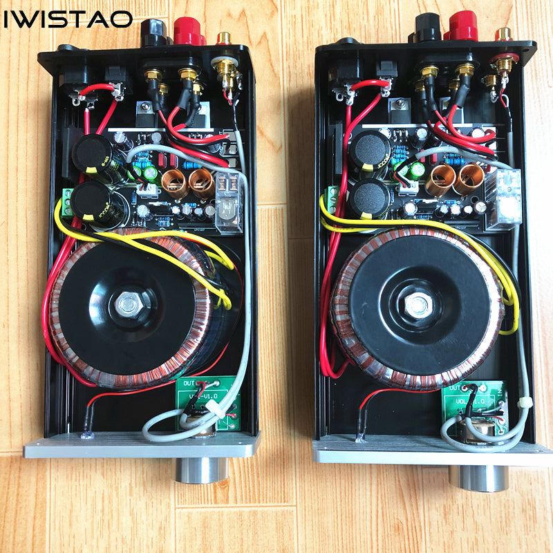 IWISTAO 2X30W HIFI Amplifier Stereo LM1875 Power Amp Desktop With Prea – IWISTAO HIFI MINIMART