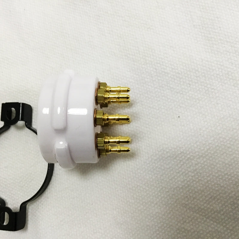 8-pin Gold Plated Vacuum Tube Socket Big Eight Pins KT66 KT88 EL34 ...