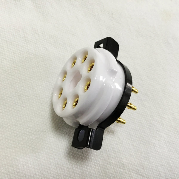 8-pin Gold Plated Vacuum Tube Socket Big Eight Pins KT66 KT88 EL34 ...