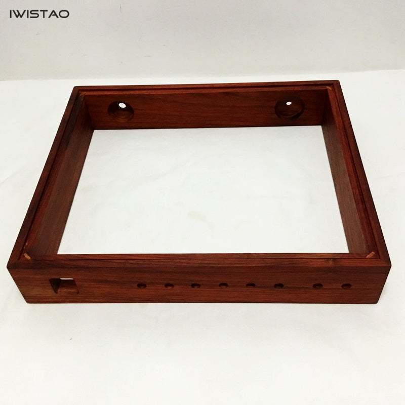 DIY Tube Amplifier Casing 400x340x70 with Luxury Red rosewood wooden ...