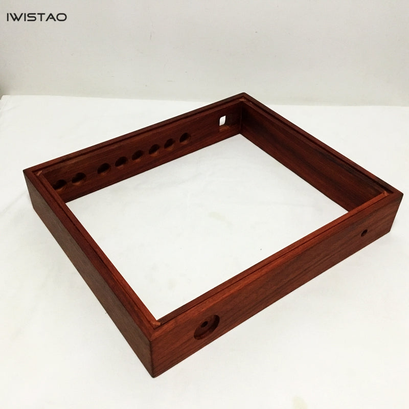 DIY Tube Amplifier Casing 400x340x70 with Luxury Red rosewood wooden ...