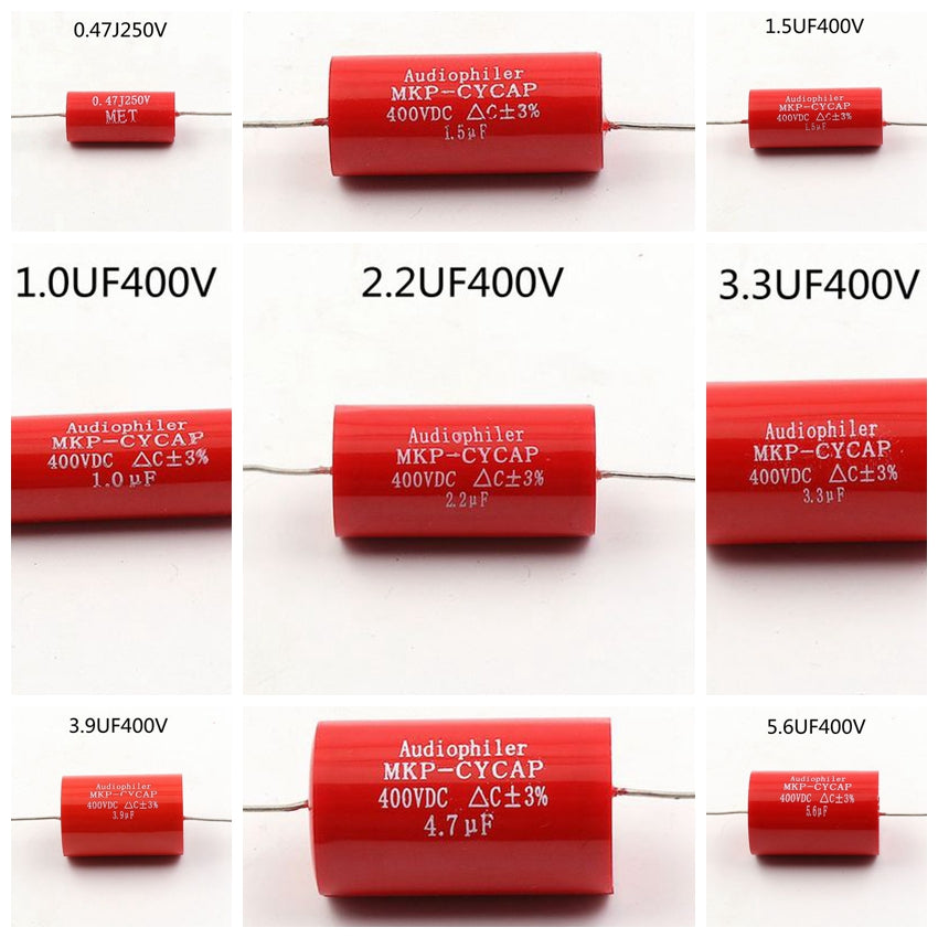 MKP AUDIOPHILER Metal Film Coupling Crossover Axial Audio Capacitor HI ...